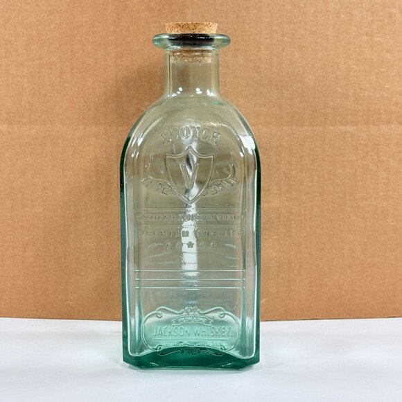 Dining | Vintage Empty Jackson Whiskey Scotch Green Glass Bottle W Cork ...